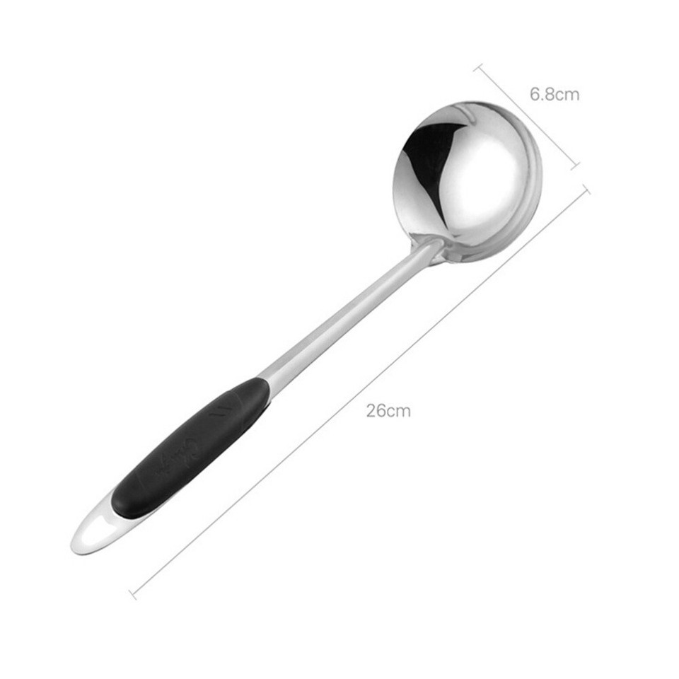 Kitchen Ladle Stirring Ladle Stainless Steel Soup Spoon Sauce Ladle | eBay