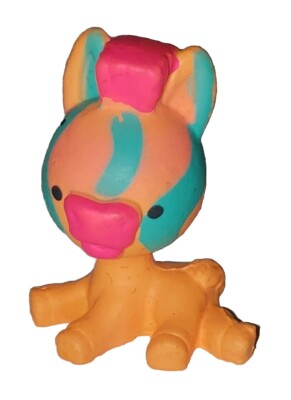 Twozies Series 1 "Zoe" Ultra Rare Neon Zebra 1" Figure/Character T1-011 ...