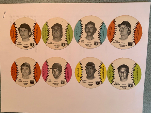 (Lot of 8) 1977 Burger Chef Fun Meal Baseball Discs | eBay