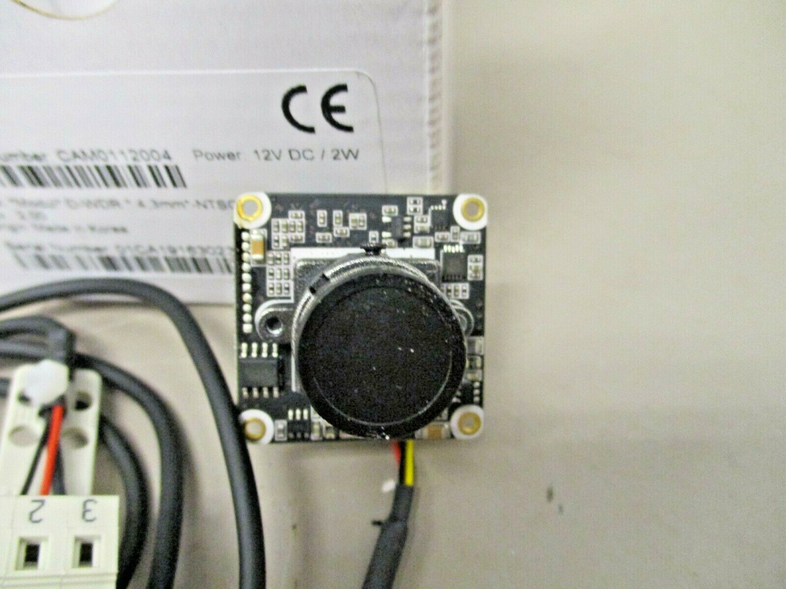 4.3MM 4.3 MM CAMO112004 CCTV Camera board New R2P Model D-WDR | eBay