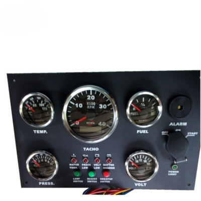 Marine Engine Instrument Gauges panel, Compatible All Vessels Dashboard ...