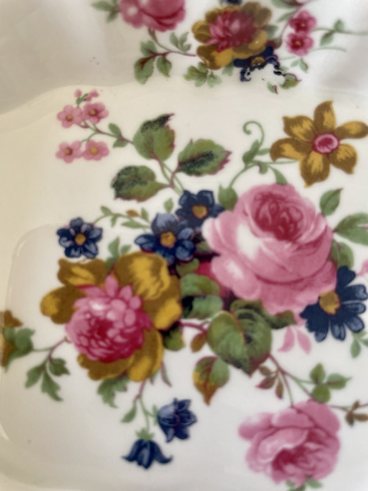 Vintage Chelson China J B Peake Floral Gilt Small Dish Trinket Retro ...