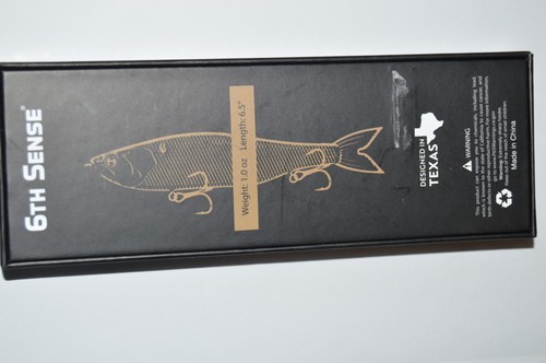 6th sense draw 6.5" glide bait 1oz suspending slow sinking 4k shad | eBay