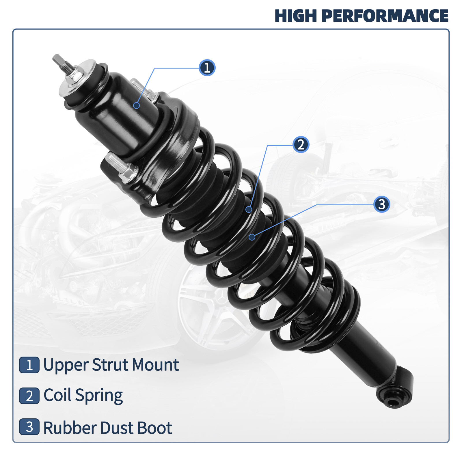Complete Front & Rear Struts Shock Assembly For 2007- 2016 Jeep Compass ...
