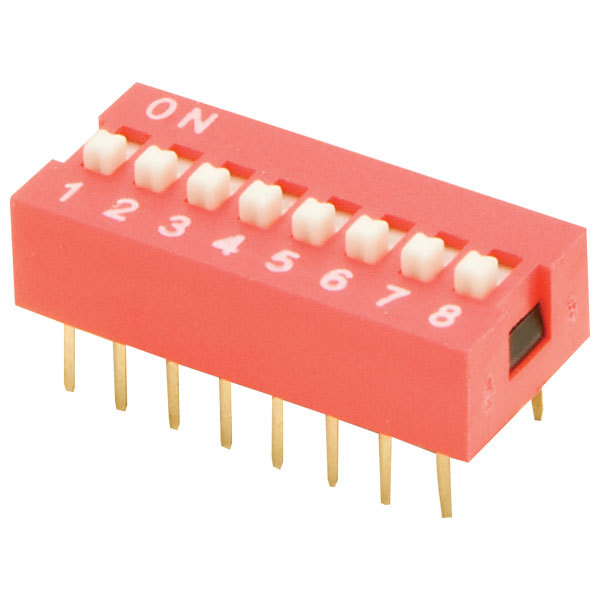 2/3/4/5/6/8/9/10/12 Way DIP DIL Switch PCB -Great for Arduino & PICAXE ...
