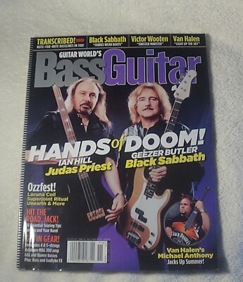 Guitar Worlds Oct. 2004 Bass Guitar Ian Hill Geezer Butler Magazine | eBay
