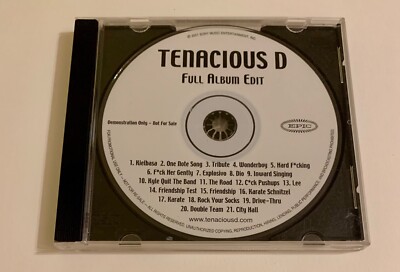Rare Promo CD Tenacious D 2001 Self-Titled Full Album Edit Clean/Radio ...