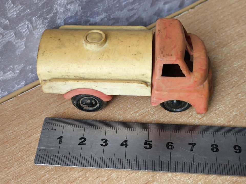 RARE VINTAGE USSR Soviet TOY Model CAR Truck Plastic milk tanker | eBay