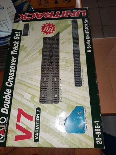 KATO 'N' GAUGE 20-866-1 UNITRACK VARIATION 7 (V7) DOUBLE CROSSOVER ...