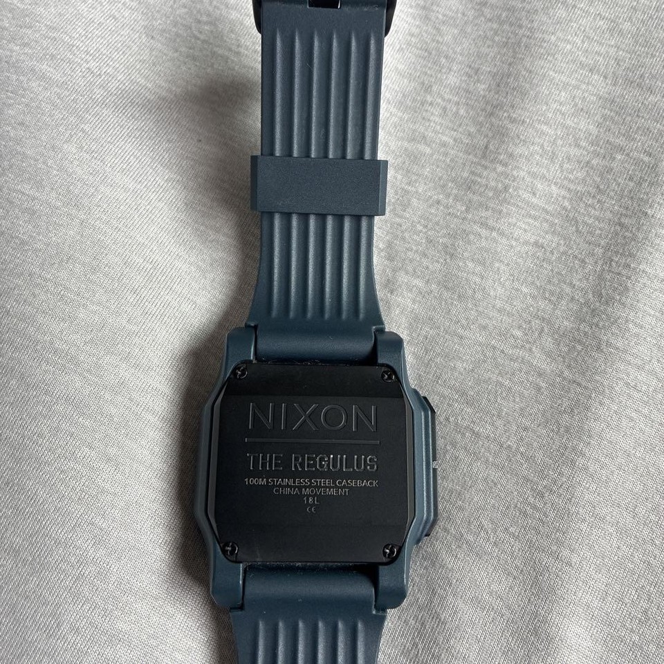 Nixon Regulus Digital Watch Men's Fashion Timepiece Excellent Condition ...