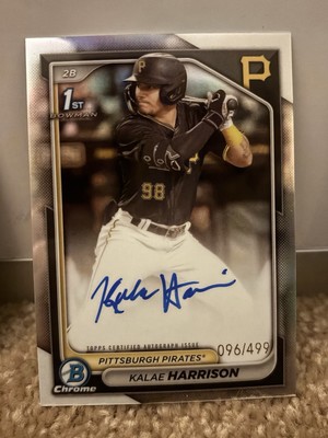 Kalae Harrison 2024 Bowman Chrome 1st Refractor Auto /499 #CPA-KH ...