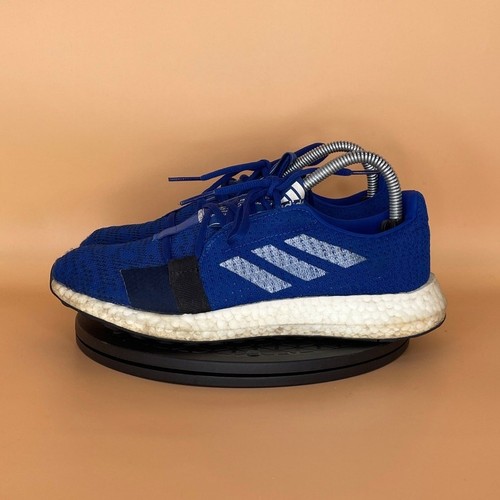 Mens Adidas Sense Boost Go Running Shoes Size 7 Blue White | eBay