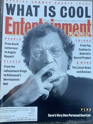 VINTAGE 1993 ENTERTAINMENT WEEKLY DOUBLE ISSUE DAVID LETTERMAN COOL ...