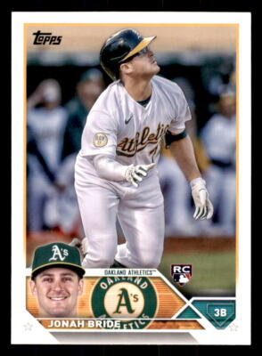 2023 Topps #95 Jonah Bride Oakland Athletics RC | eBay