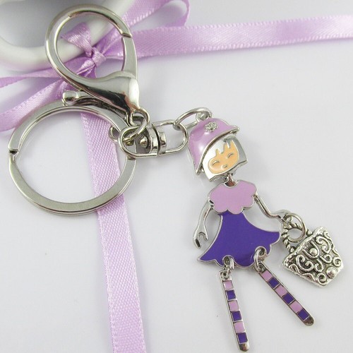 Super Shopping Dolly Charm Keychain Keyring 125mm Select from 5 colours ...