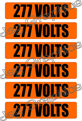 277 Volts Voltage & Conduit Markers | Stickers | Decals | Labels ...