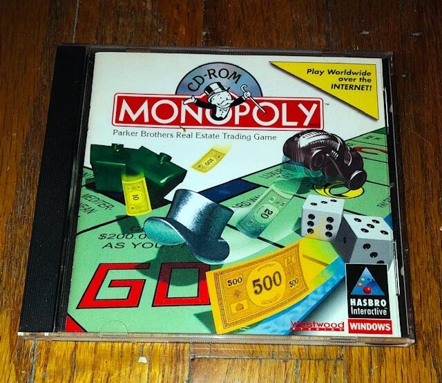 MONOPOLY PC GAME 1999 HASBRO Windows 11 10 8 7 Vista Vintage CIB | eBay