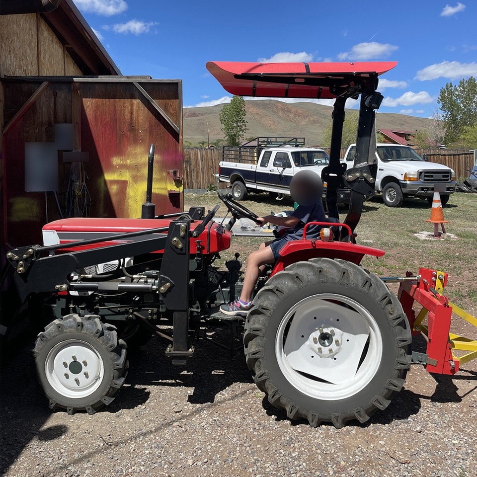 Tuff Top Tractor Canopy For ROPS 52" X 52" - Red | eBay