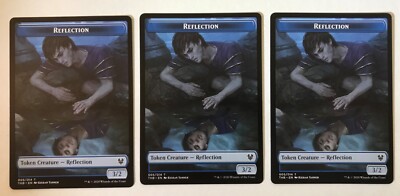 3 x REFLECTION TOKEN Theros Beyond Death MTG Magic the Gathering THB | eBay