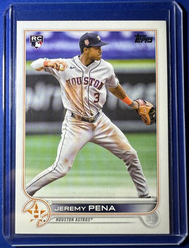 JEREMY PENA 2022 Topps Update Series Rookie Card (RC) #US253 Gold Glove ...