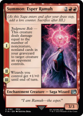 0161 Summon: Esper Ramuh FFVI FIN Final Fantasy MTG Card SHIPS NOW | eBay