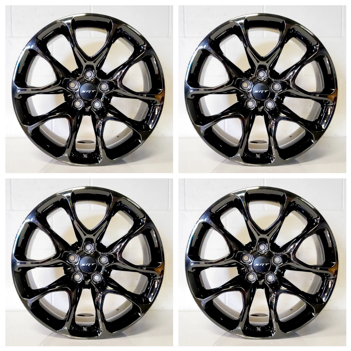 Black Chrome Srt Wheels