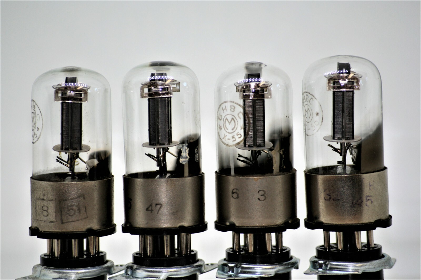 6h8c tube 6sn7 metal preamp tubes russian quad melz otk b65 33s30b ...