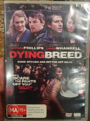 DYING BREED DVD NATHAN PHILLIPS & LEIGH WHANNELL AUSTRALIAN HORROR ...