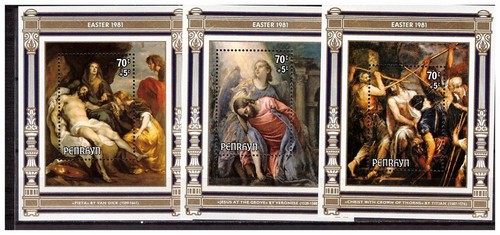 25326) Penhryn 1981 MNH Neu Easter S/S X 3 | eBay.de