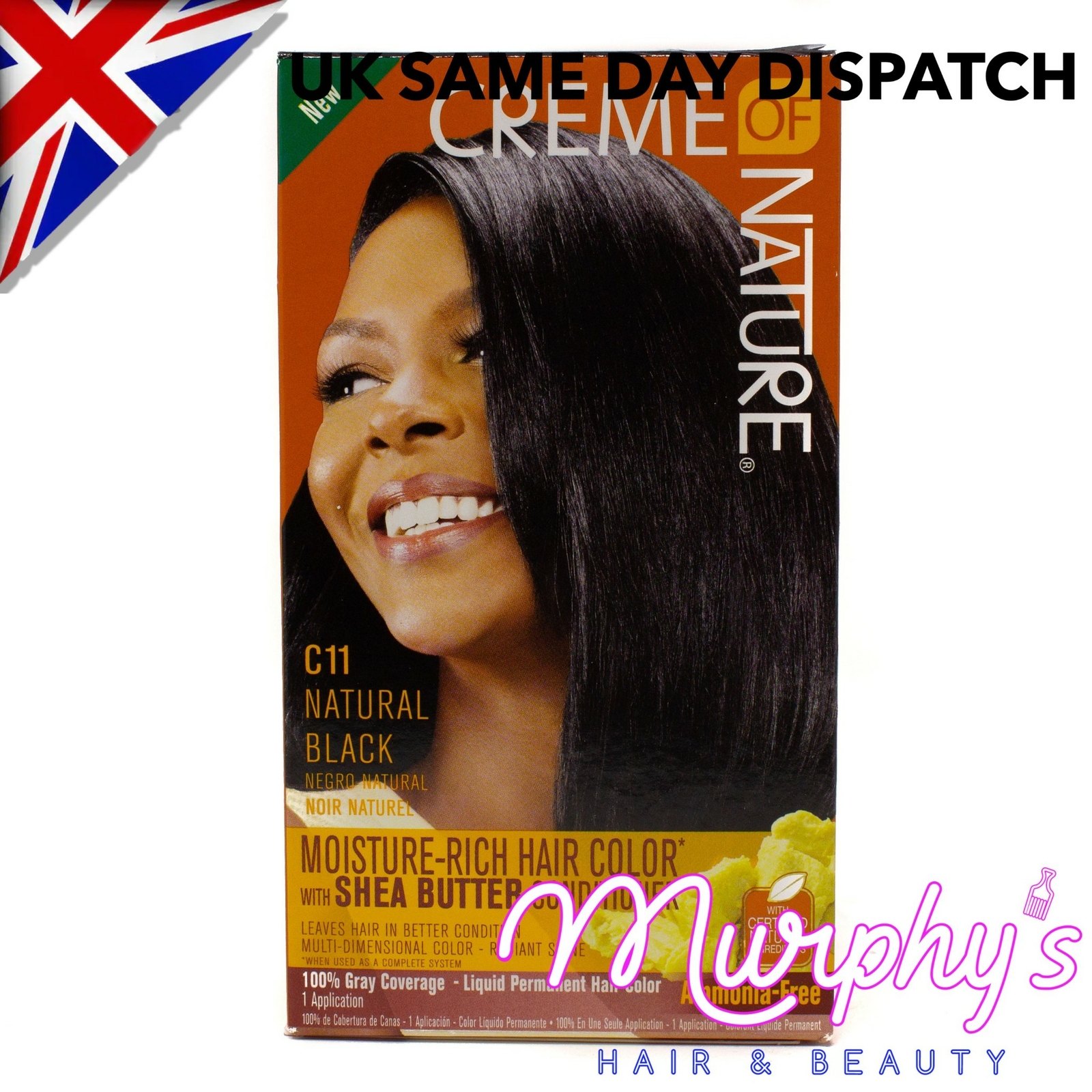 Creme of Nature Moisture Rich Hair Color With Shea Butter - C11 Natural ...