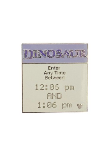 Dinosaur The Ride FastPass Fast Pass Pin Disney World Hidden Mickey | eBay