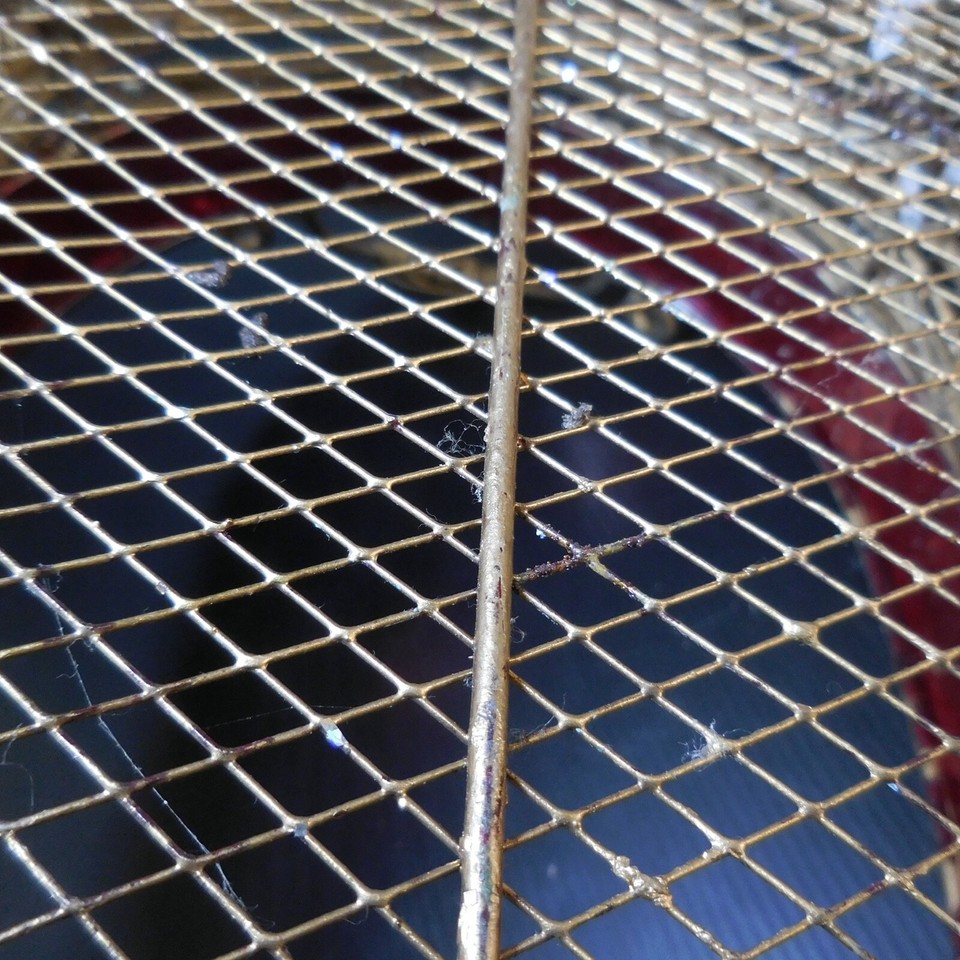 Vintage Handmade Metal And Wood Basket Art Deco Home Design XX N6401 | eBay