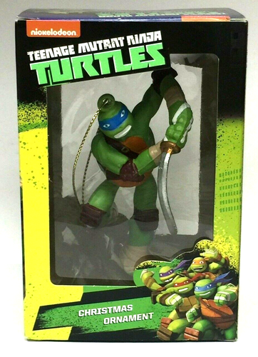 Brand NEW In Box TMNT LEONARDO With Sword Christmas Tree Ornament KURT ...