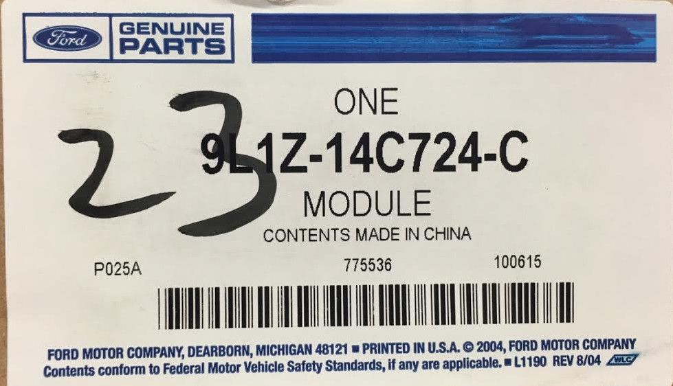 2009-2017 Ford Heated Cooled Seat Cushion Blower Motor Climate Module ...