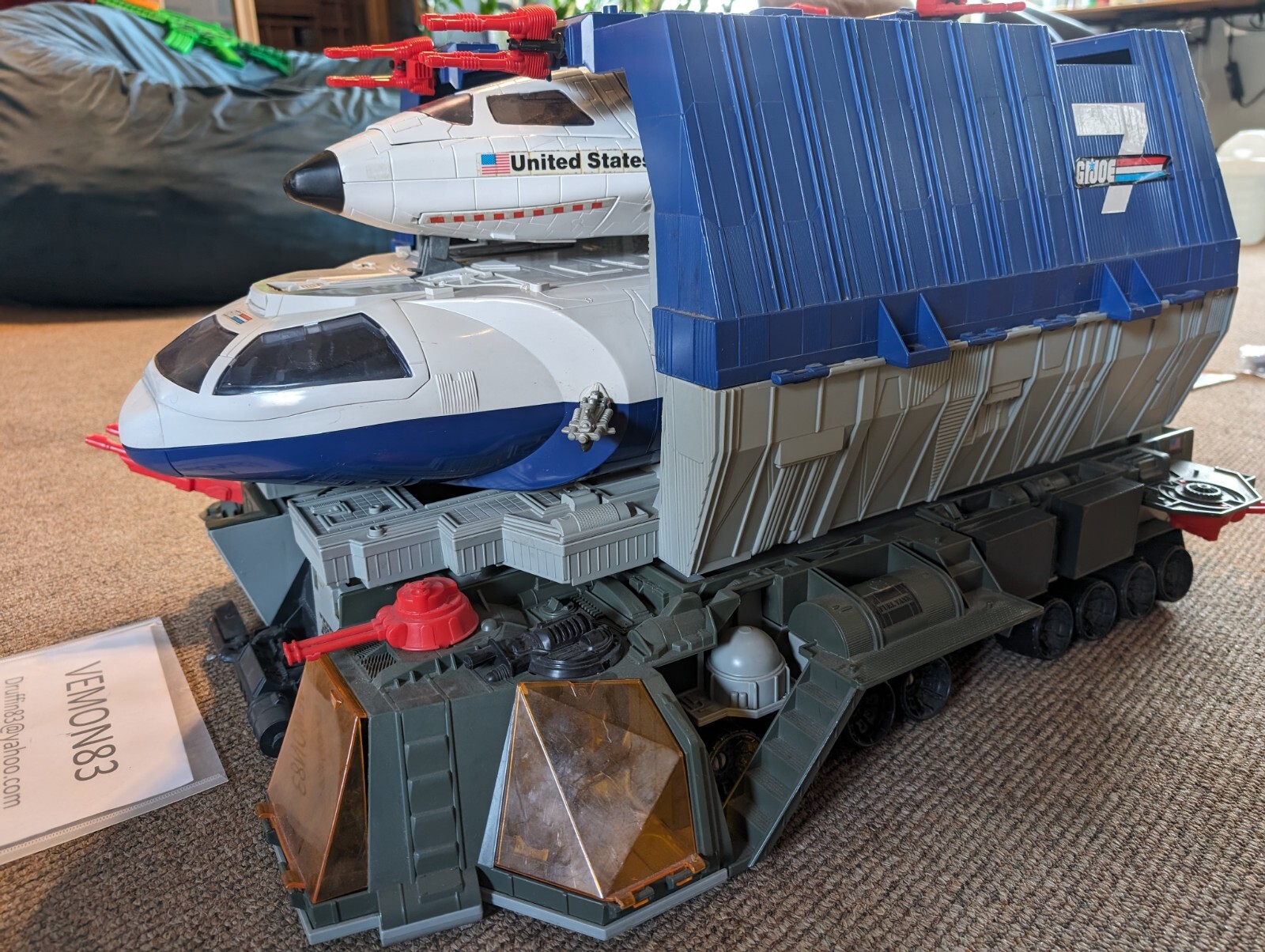 GI JOE DEFIANT SPACE LAUNCH COMPLEX 99.5% complete CRUSADER Space ...