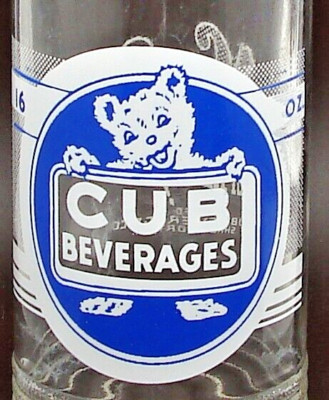 Cub Beverages; Cub Beverage Co.; Shreveport, LA; ACL soda pop bottle | eBay