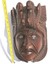 Guatemalan hand carving Wood Mask Mayan folks art Kukulkan chief ...