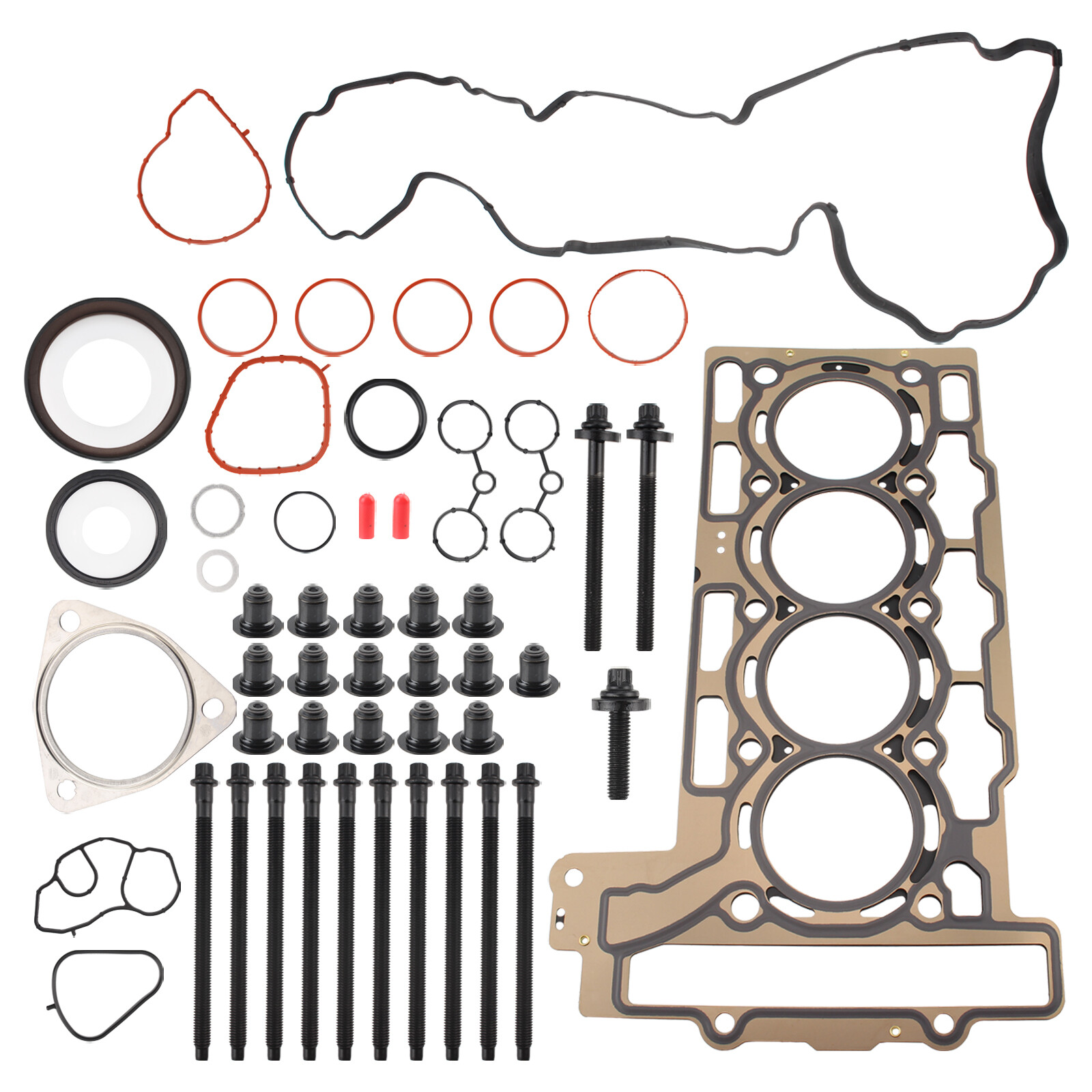 For Mini Cooper R55 R56 N14B16A N14B16C Engine Head Gasket Seals Bolts ...