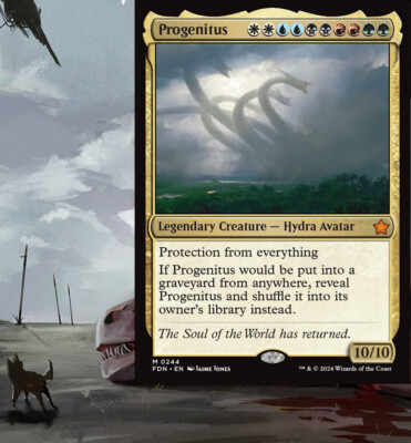 Progenitus AVATAR Commander Deck EDH Magic MTG Ready-to-Play Tribal 100 ...