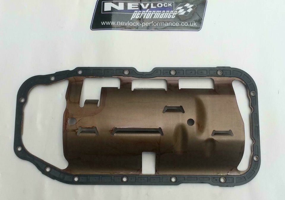 VAUXHALL REDTOP 2.0 C20NE C20XE C20LET SURGE PLATE OIL PAN SUMP GASKET ...