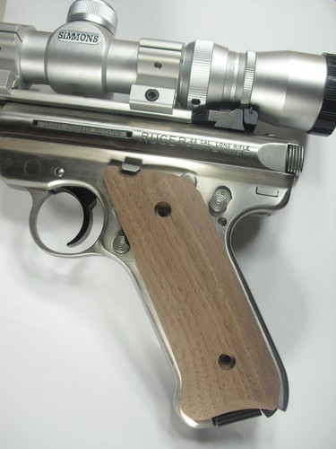 Unfinished Walnut Ruger Mark II/III Grips MK 2/3 | eBay