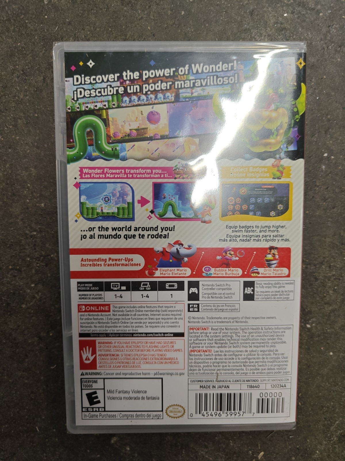 Super Mario Bros Wonder - Nintendo Switch