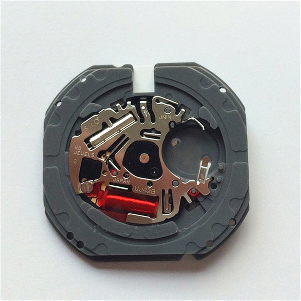 Quartz Watch Movement Date At 3 O'clock 3 Hands with Battery For VJ42 ...