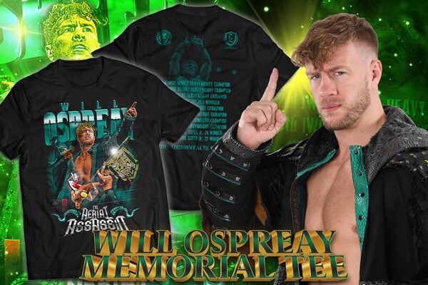Will Ospreay Memorial T-shirt Size L NJPW AEW UNITED EMPIRE Revolution ...