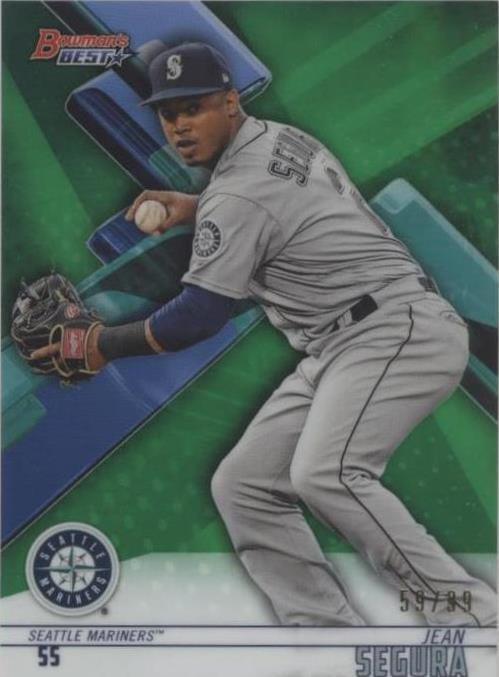 2018 Bowman's Best - Jean Segura #44 Green Refractor /99 for sale online | eBay