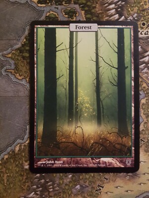 MTG - Unhinged - Forest (basic land) | eBay