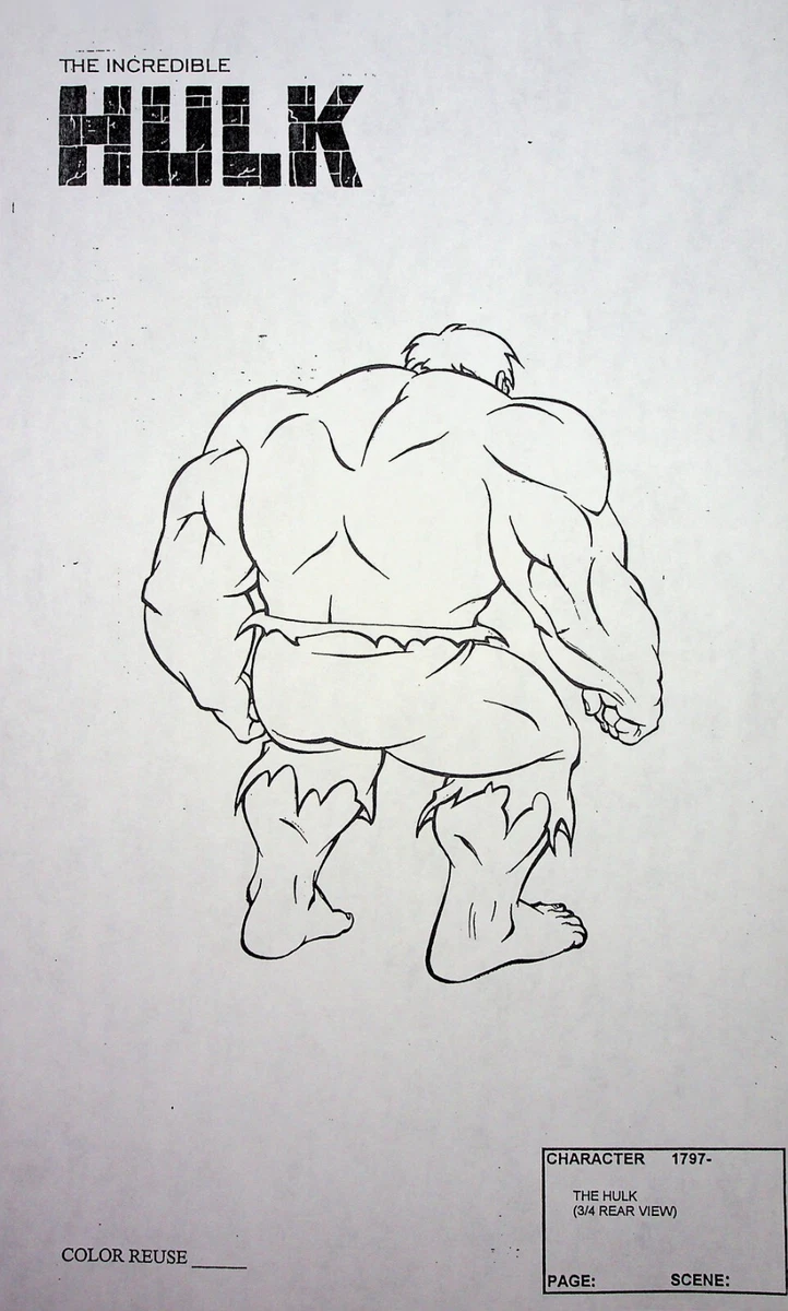 Marvel Hulk Drawings