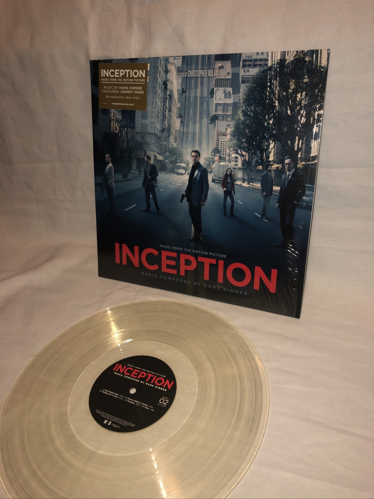 Hans Zimmer Inception Clear Vinyl LP Soundtrack Score Rare 2015 OST ...