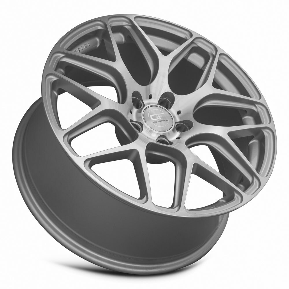 19x8.5 MRR GF9 5x114.3 +20 Silver Machine Face Wheels (Set of 4) | eBay