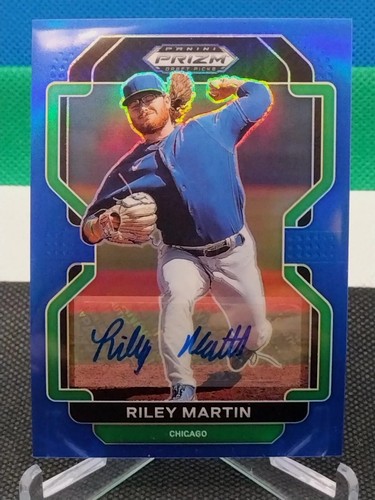 Riley Martin Auto /99 2022 Panini Prizm Draft Picks Chicago Cubs # ...